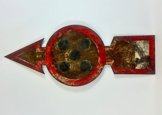 Antique German Military Road Sign, 1940s | Vinterior