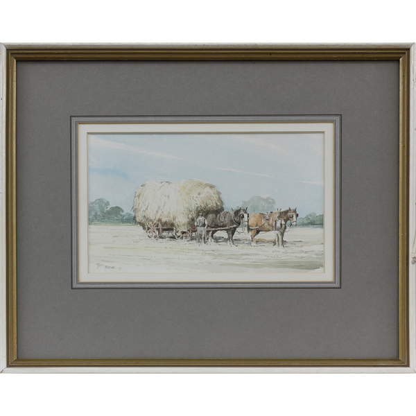 Watercolour By Jason Partner. The Last Load | Vinterior