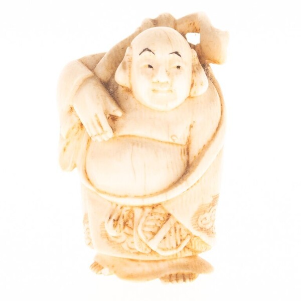 Antique Japanese Netsuke Buddha | Vinterior
