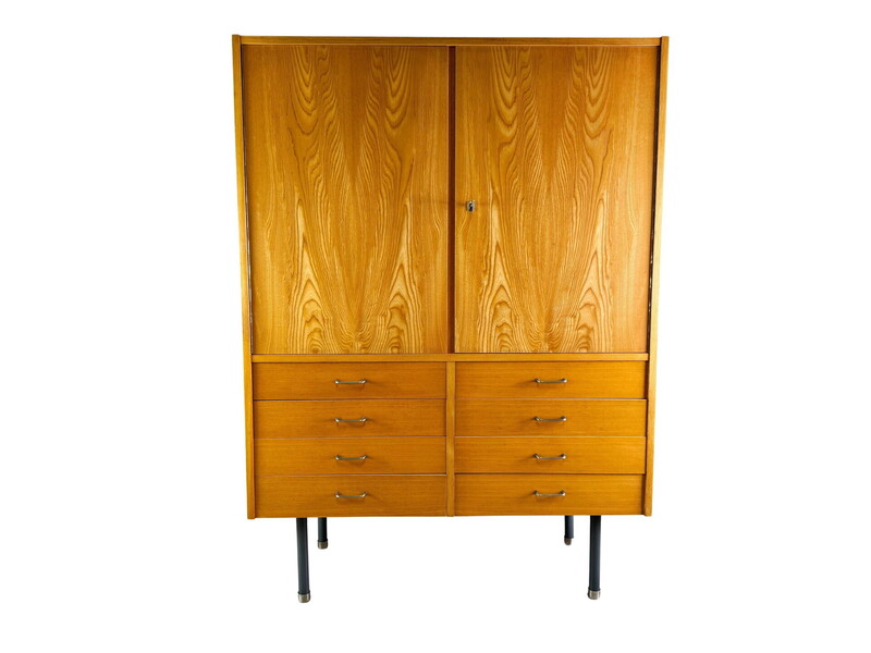 Original Veb Dw Hellerau Cabinet Vintage Ddr Chest Of Drawers ...