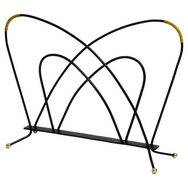 Extraordinary Mid Century Modern Newspaper And Magazine Stand Made Of ...