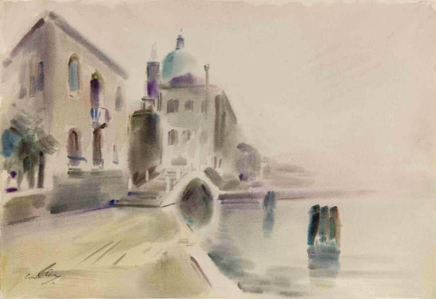Carlo Ravagnanview Of Burano La Giudecca In Venice Drawing By Carlo ...