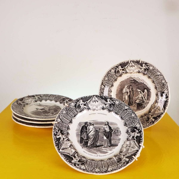 Montereau Porcelain Ornamental Plates 5 Pieces | Vinterior