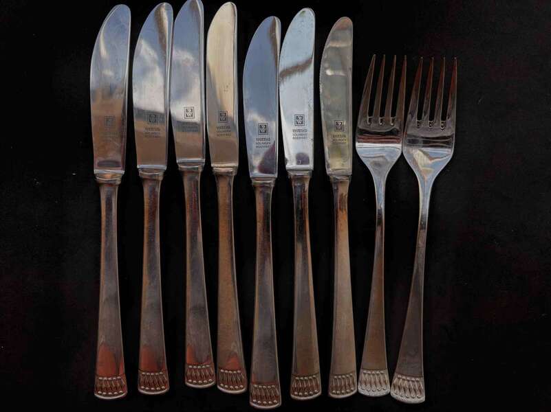 Paul Wirths Cutlery Replacements Spare Pieces Forks And Knives Art Deco ...