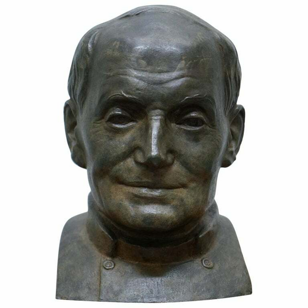 Rare 1840 Large Bronze Head Of Russian Priest Labelled James Bourlet ...