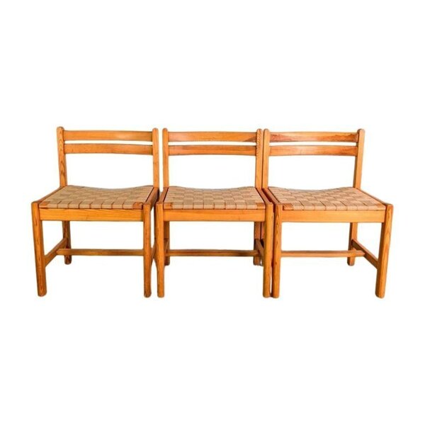 Set Of 3 Asserbo Chairs Borge Morgensen Roland Wilhelmsson | Vinterior