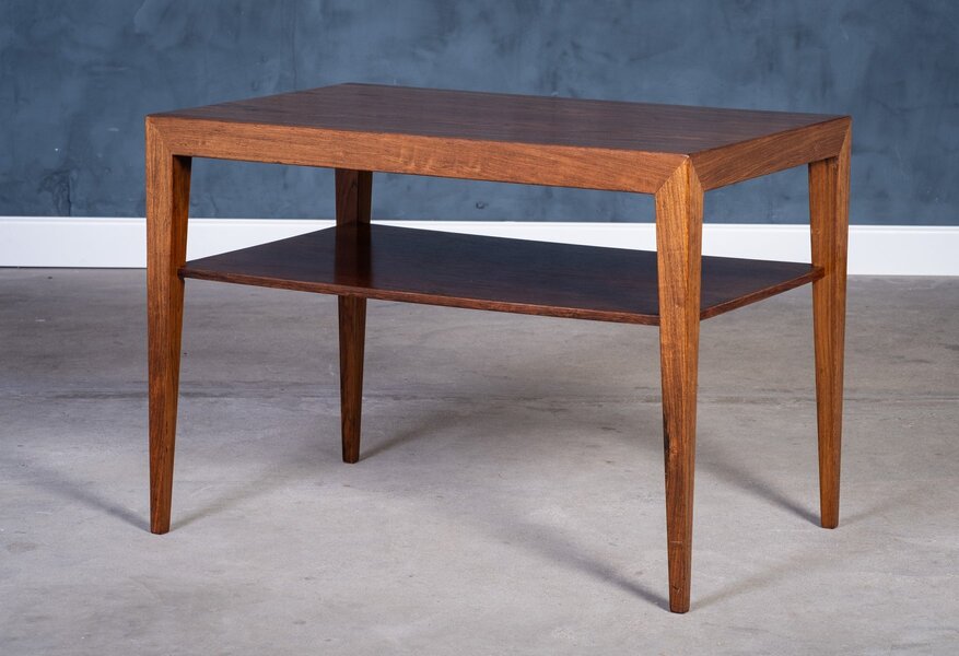 Rosewood Side Table By Severin Hansen For Haslev Møbelfabrik, 1950s ...