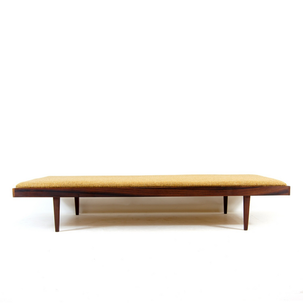 Retro Vintage Danish Single Day Bed Sofa Futon Mid Century Rosewood 50s ...