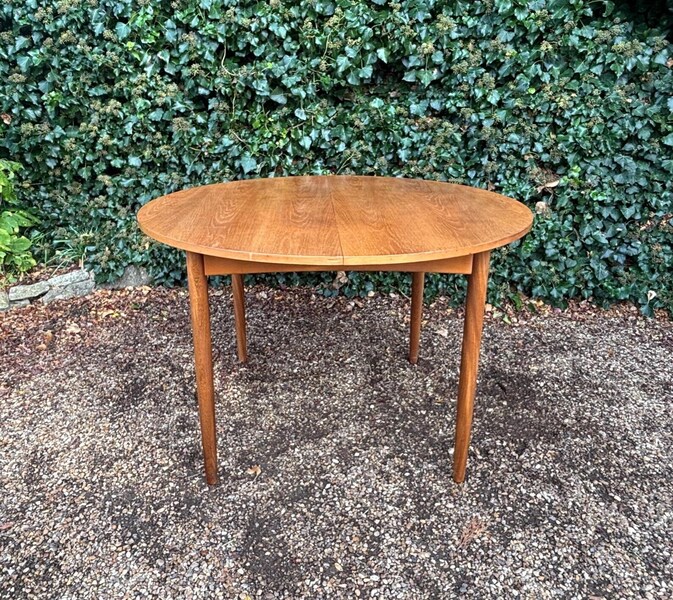 Mid Century G Plan Round Extending Teak Dining Table C.1960s | G Plan ...