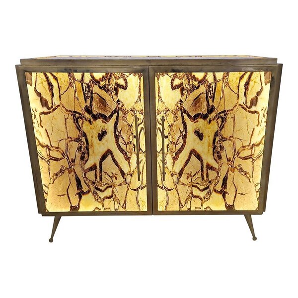 Illuminated Glass Sideboard, 1980s | Vinterior
