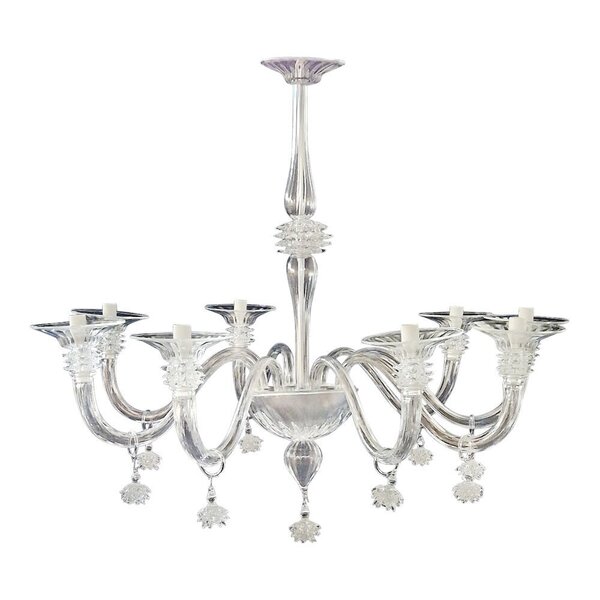 Otto Lights In Transparent Murano Glass, 1930s | Vinterior
