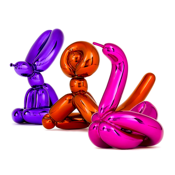 Jeff Koons Balloon Animals Set II (Rabbit, Monkey And Swan) | Vinterior