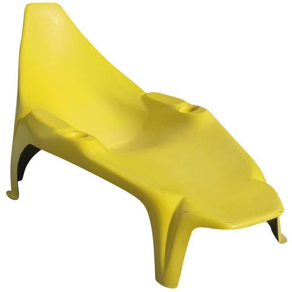 Yellow Lounge Pool Chair, Mid Century Modern | Vinterior