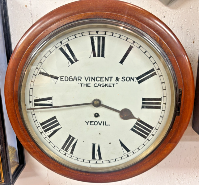 Early 20th Century Edgar Vincent & Sons 'The Casket' Yeovil Wall Clock ...