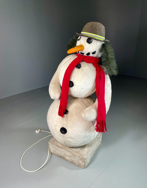 Animatronic Dancing Snowman Shop Display Vintage Danish 1970s Eb6099 ...