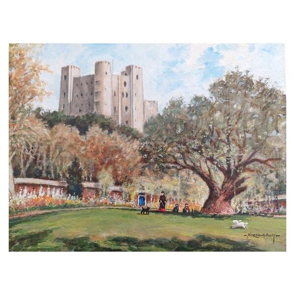 English Schooltraditional English Painting Rochester Castle In Kent ...