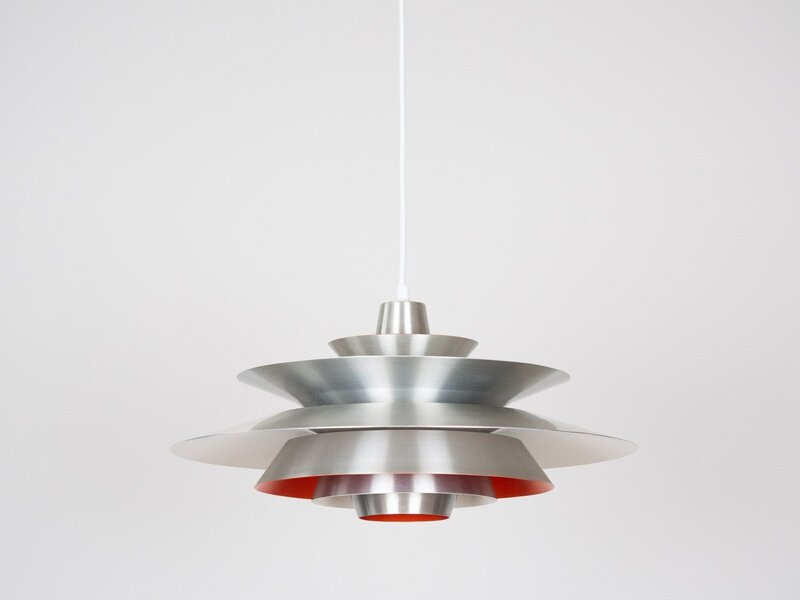 Vintage Swedish Pendant Lamp By Carl Thore For Granhaga Metallindustri ...