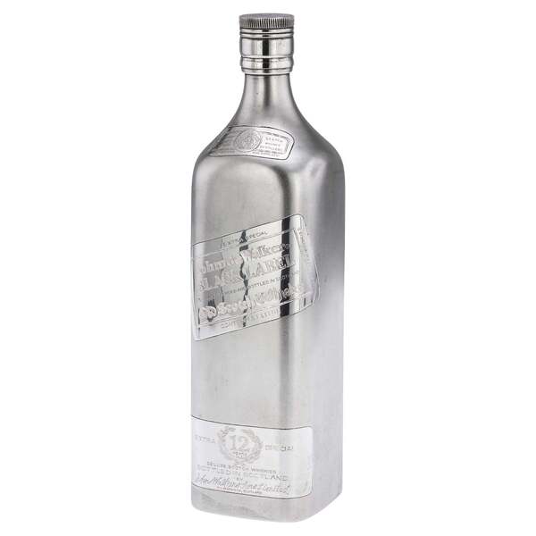 Vintage Solid Silver Johnnie Walker Whisky Bottle, 20th Century | Vinterior