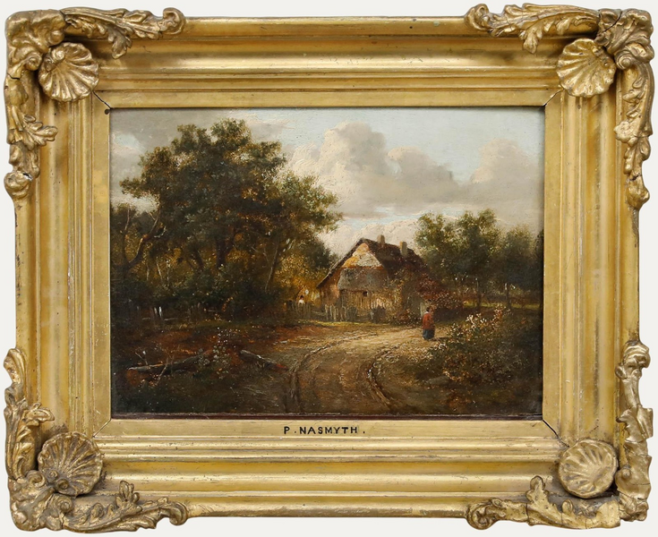 Patrick Nasmyth (1787 1831) Early 19th Century Oil, Up The Winding Path ...