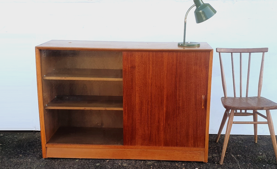 A Herbert Gibbs Part Glazed Mid Century Teak Bookcase / Sideboard ...
