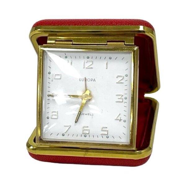 Vintage Travel Alarm Clock Europa | 60s/70s | Mechanical | 4 Jewels ...