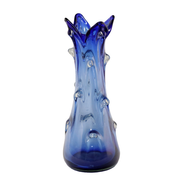 Blue Glass Vase Europe 60s 70s Modernism Objects | Vinterior