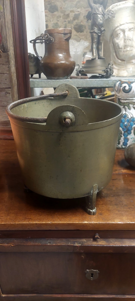 Antique 19th Century Bronze Washing Cauldron Very Heavy | Vinterior