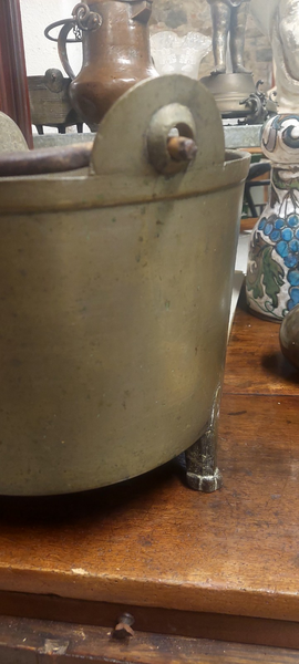 Antique 19th Century Bronze Washing Cauldron Very Heavy | Vinterior