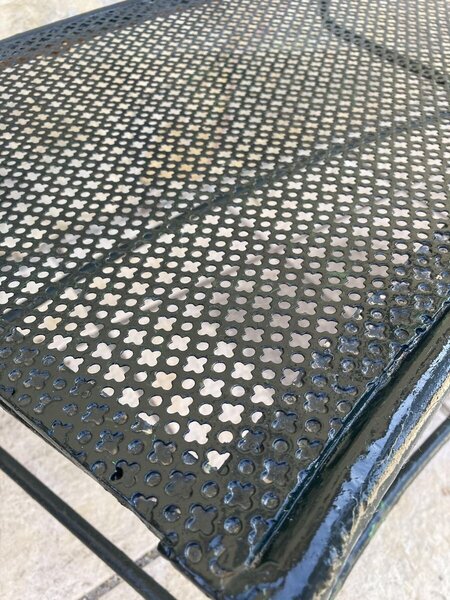 French Green Garden Bench, 1940s | Vinterior