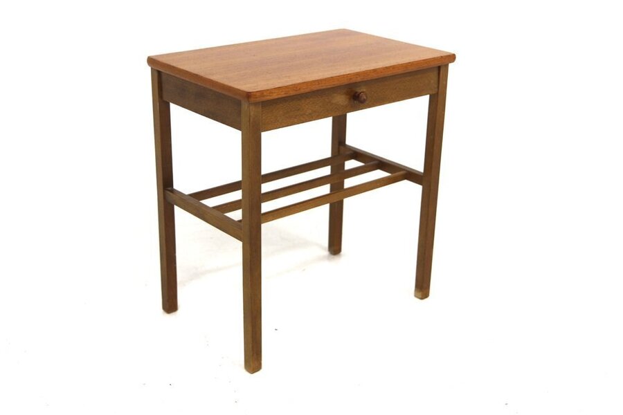 Scandinavian Teak Bedside Table, Sweden, 1960 | Vinterior