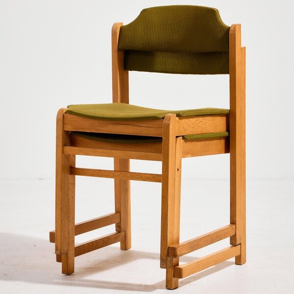 Stackable Chair In Beech | Vinterior