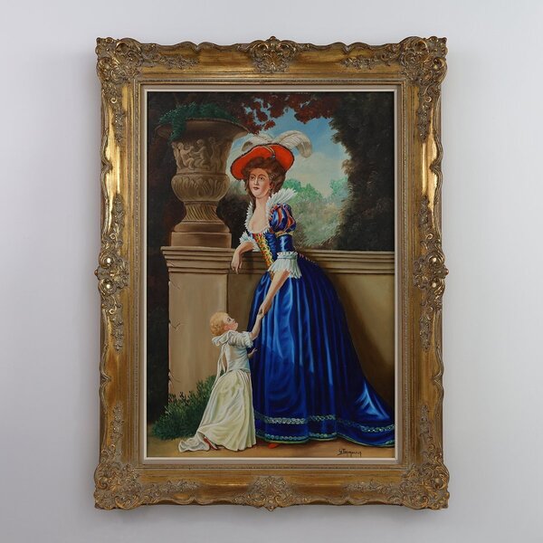 French Artist, Baroque Style Portrait Of Madame Louise Elisabeth Of ...