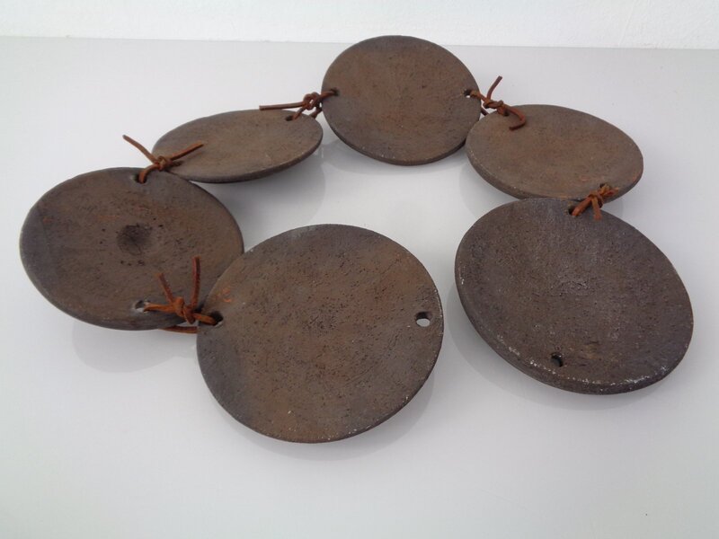 German Studio Ceramic Wall Art, 1960s | Vinterior