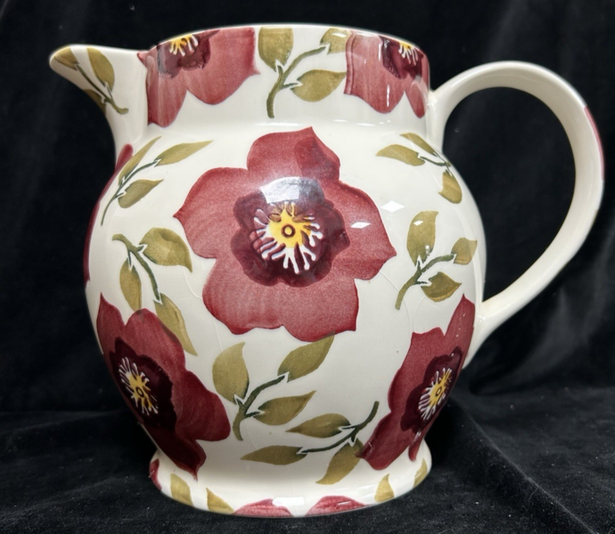 Emma Bridgewater Hellebore Christmas Rose Large 6 Pint Jug Pitcher ...
