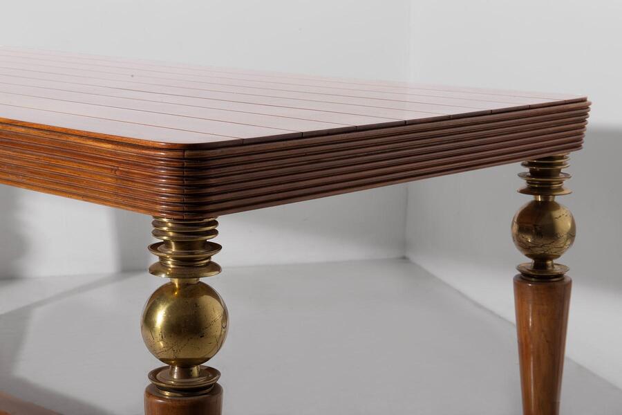 Gio Ponti Rare Dining Table Museum Level Archival Documentation | Vinterior