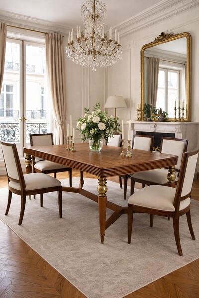 Gio Ponti Rare Dining Table Museum Level Archival Documentation | Vinterior