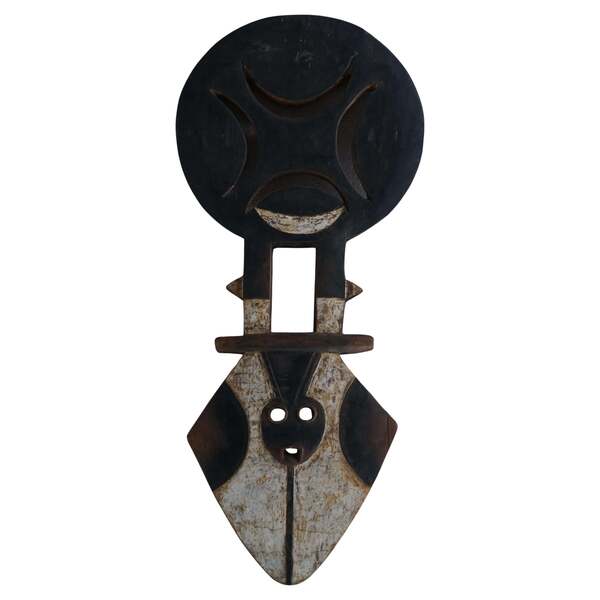 20th Century, Carved Wood Nafana Bedu Plank Mask, Tribal Art ...