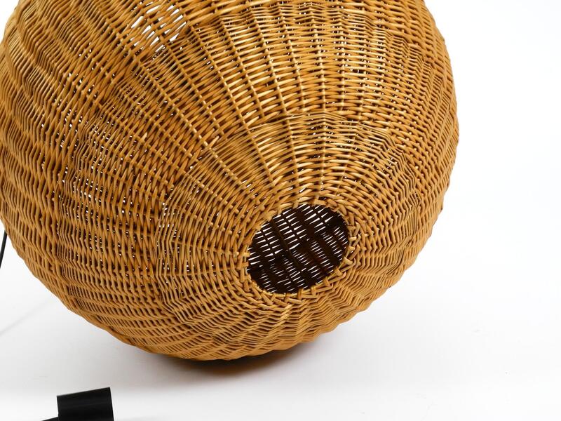 Original Xxl Rattan Ball Pendant Lamp Mid Century Modern ø 66 Cm 26 ...