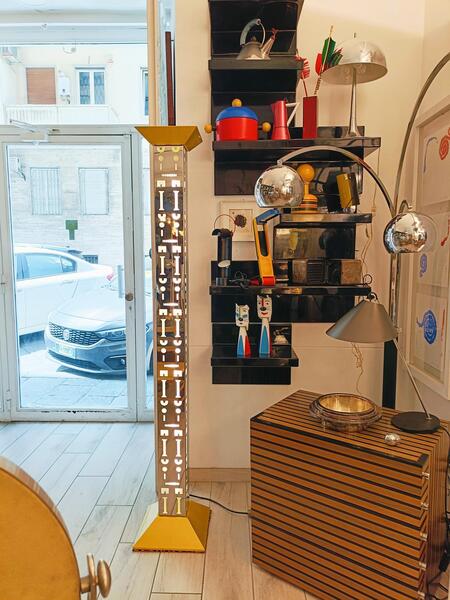 Alessandro Mendini Per Alchimia Design Lampada Da Terra Mod. "Ollo ...