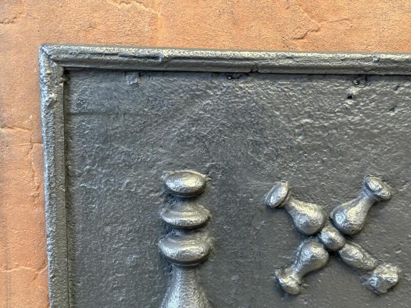 18th Century French Louis XIV Period 'Saint Andrew's Cross' Fireback ...