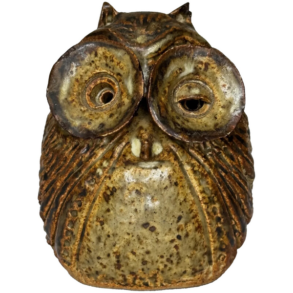 Owl Bird Surrealist Inspired Studio Pottery Sculpture | Vinterior