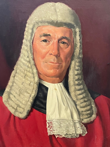 Oil Painting British Portrait Of Judge Paul Storr Court Dress Regalia ...