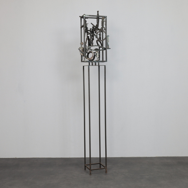 Hand Cut Steel Sculpture By Ben Oldenhof, Netherlands, 1999 | Vinterior