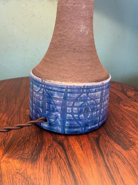Danish Mid Century Modern Pottery Table Lamp | Vinterior