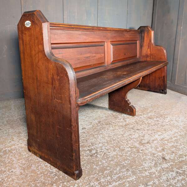 Pitch Pine Classic Antique 1896 Pews Benches From All Souls Twickenham ...