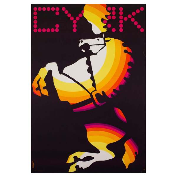 Cyrk Rainbow Rearing Horse 1969, Janowski. | Vinterior