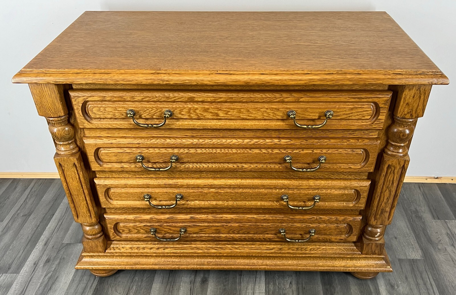 Chest Of Drawers Vintage French Style Sideboard Carved Cabinet Lot 2939 ...