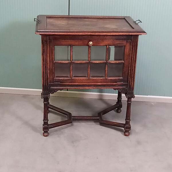 Antique Oak Tea Cupboard., 1910s | Vinterior