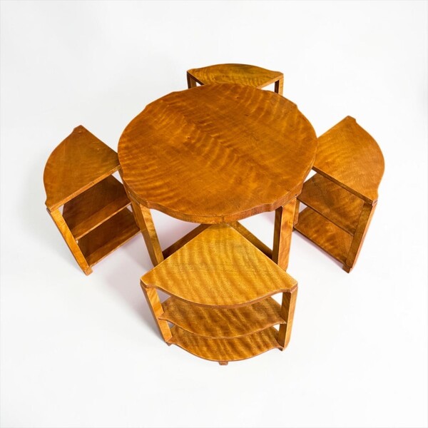 Art Deco Nest Of Five Tables | Vinterior