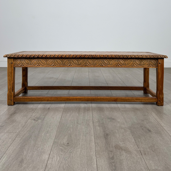Antique 20th Century Edwardian Coffee Table In Golden Oak ( Af 5902 ...